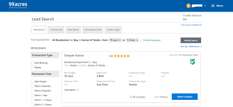 How to use ‘My99acres’ effectively?