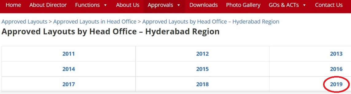 DTCP approved layouts: List of layouts in different states