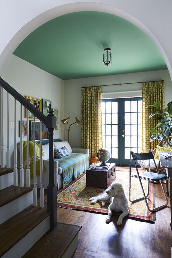 POP Colour Combination: 30+ Trending POP Colour Ideas for Living Room ...