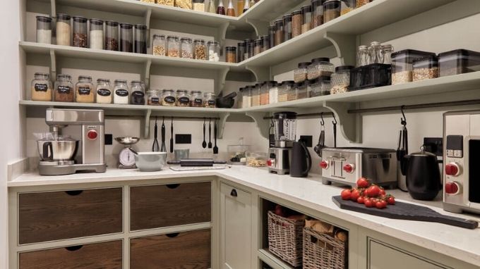 Kitchen Pantry Design: 100+ Ideas on Design, Layout, Lighting, Placement
