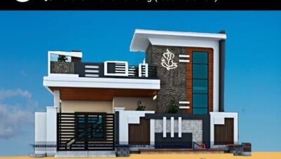 20+ 15 feet Front Elevation Single Floor, Double Floor, With Shop Elevation