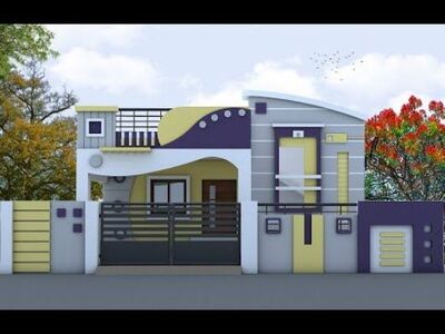 20+ 15 feet Front Elevation Single Floor, Double Floor, With Shop Elevation