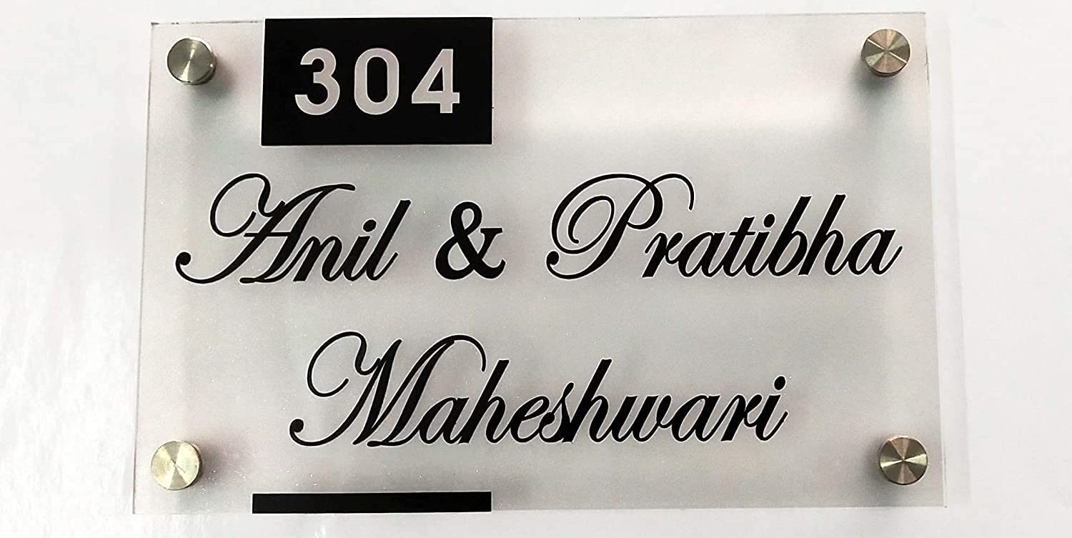 40+ Nameplate Designs Still Trending in 2024 For Home and Office