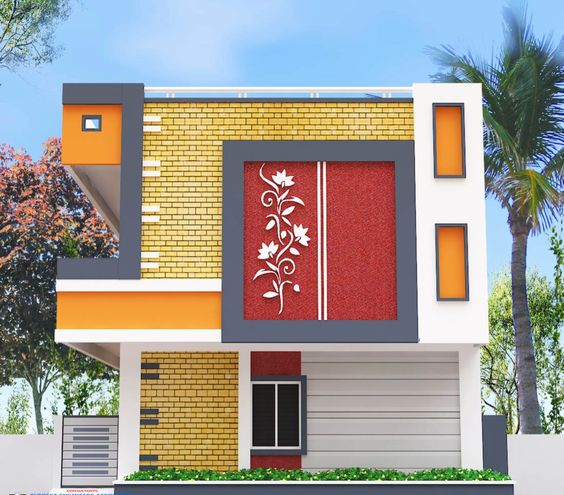 15+ Wall Elevation Flower Design Ideas For Your Home, Trending in 2024