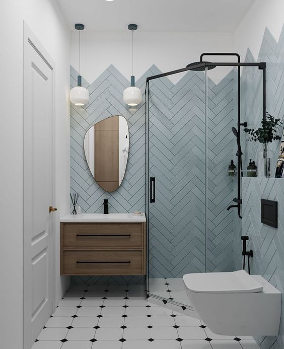 35+ Small Bathroom Tiles Designs and Colours To Choose in 2024