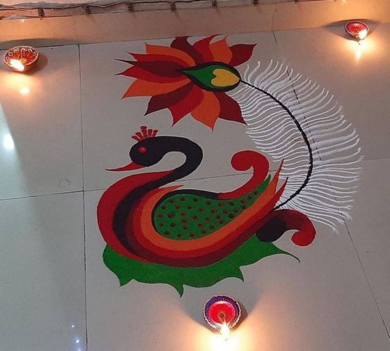 35+ Easy Simple Rangoli Designs For Beginners With Step-by-Step Guide