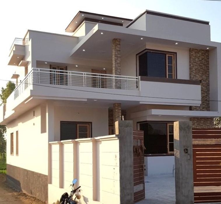30+ Village Single Floor Home Front Design Trending in 2024