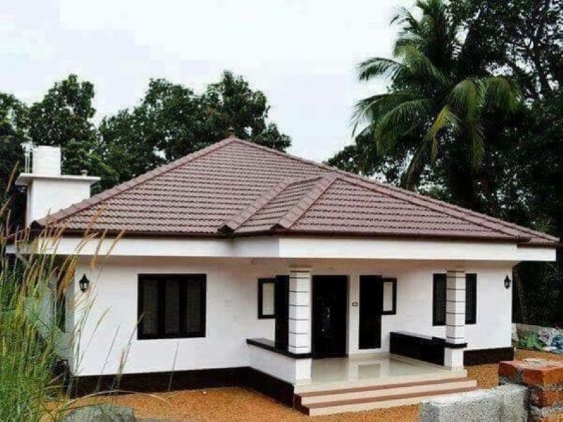 30+ Village Single Floor Home Front Design Trending in 2024