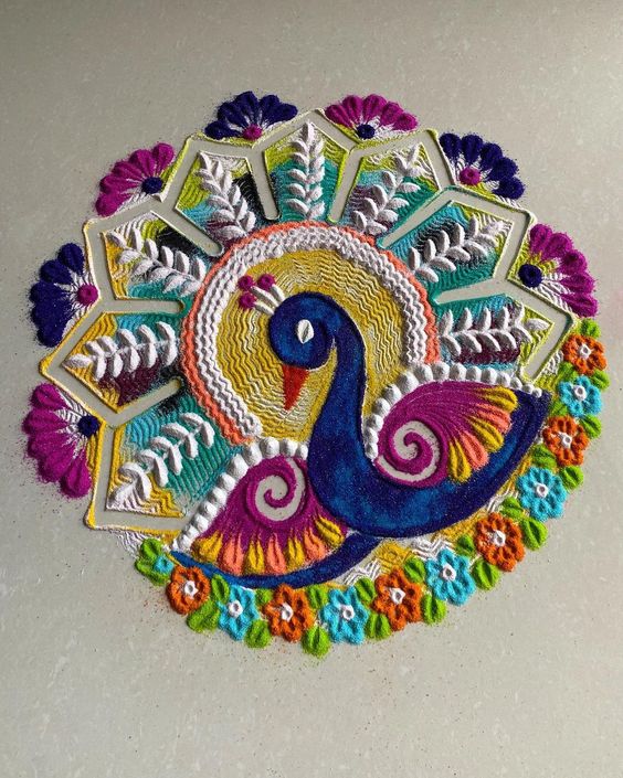 35+ Easy Simple Rangoli Designs For Beginners With Step-by-Step Guide