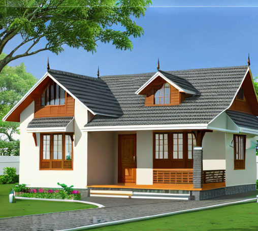 30+ Village Single Floor Home Front Design Trending in 2024