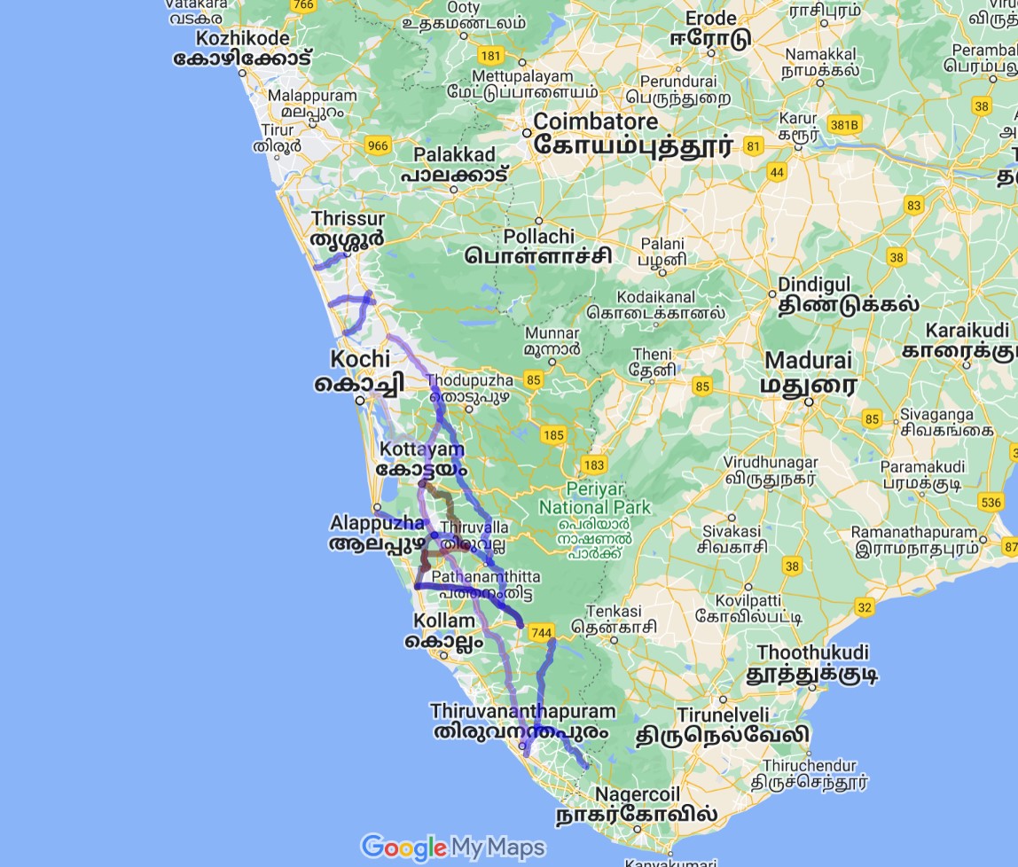 List of National Highways in Kerala (2024): Detailed List with length