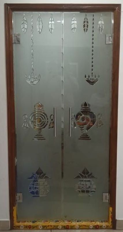 30 Frosted Glass Designs For Main Doors Pooja Room Kitchens Bathroom