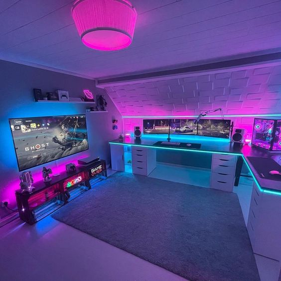 45+ Gaming Room Designs: Ideas for Set-up, Lights & More