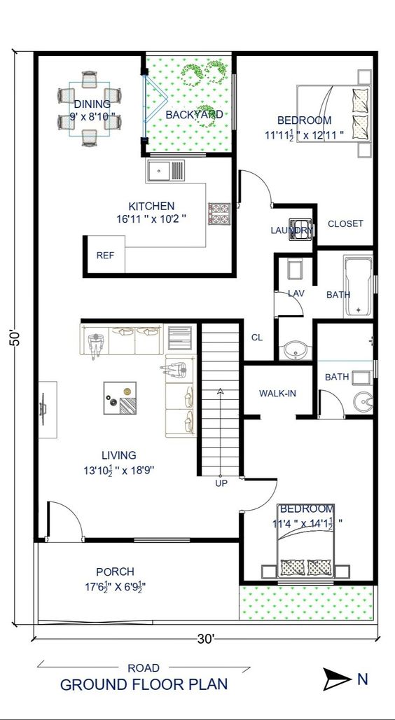 25 Stunning 2BHK House Plan Ideas Designs For 25 Stunning 2BHK House Plan Ideas Designs For