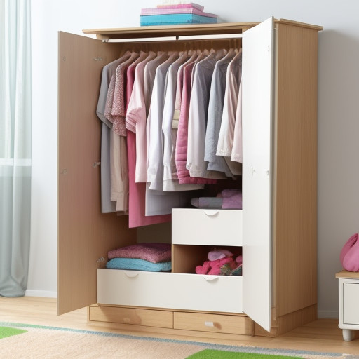 20 Kids Wardrobe Designs: Ideas for Colours, Types, Placement