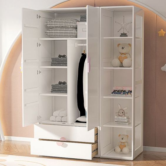 20 Kids Wardrobe Designs: Ideas for Colours, Types, Placement