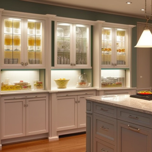40+ Glass Kitchen Cabinet Ideas: Designs with Knobs, Lights
