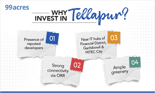 Reasons to invest in Tellapur, Hyderabad in 2024
