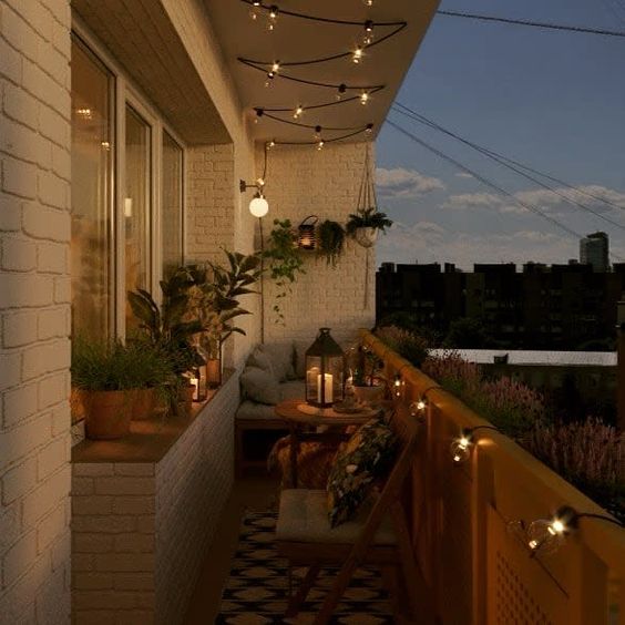 25+ Balcony Light Ideas: Hanging, Fancy, Wall Designs