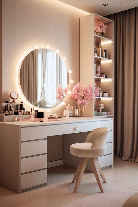 35+ Dressing Table Light Ideas: Strip Lights, Batten Lights